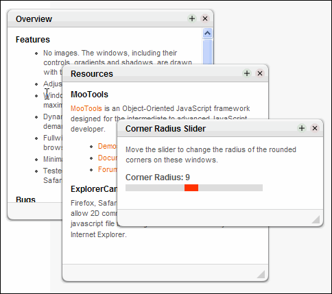 Inicia tu Web OS con MooTools y Mocha UI