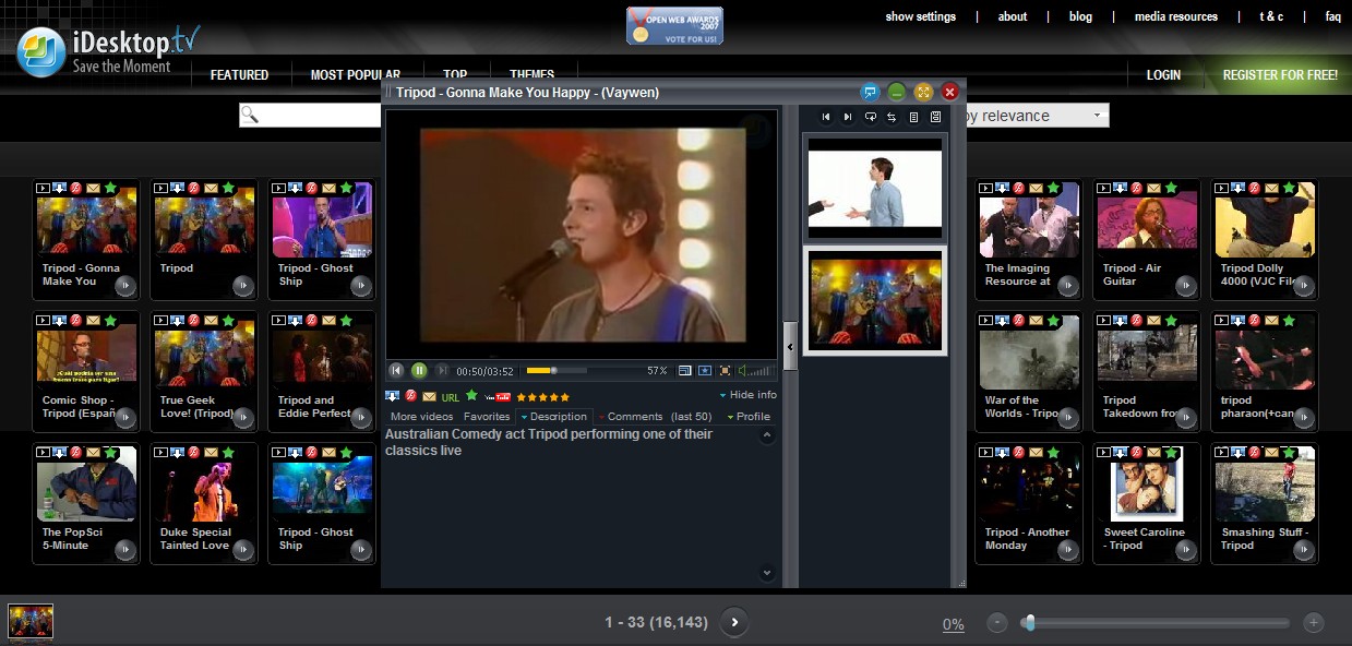 iDesktop.tv, el escritorio de Youtube