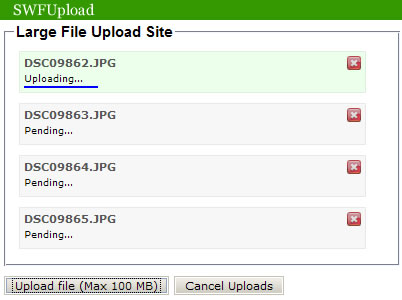 Subir multiples imagenes, como en Wordpress 2.5 - Frogx Three