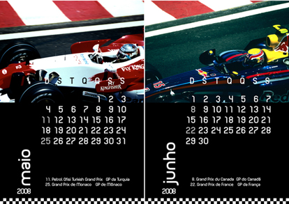 32 ejemplos de diseños de calendarios impresos