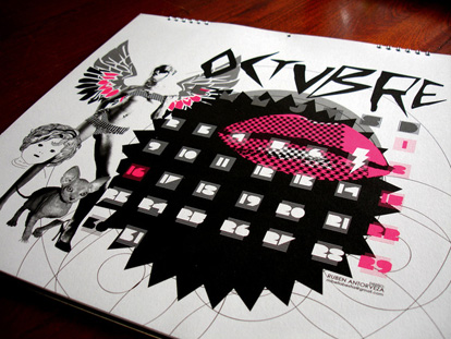 32 ejemplos de diseños de calendarios impresos