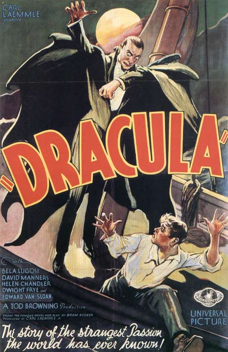 100 posters ilustrados de peliculas de terror clasicas