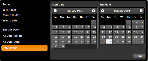 Calendarios con jQuery