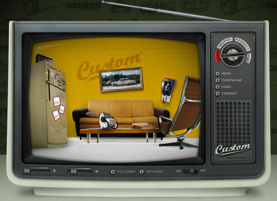 50 ejemplos de diseños web estilo retro - Frogx Three