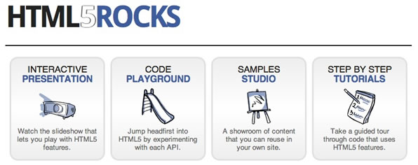 Que es HTML5?, ejemplos y tutoriales en HTML5 Rocks