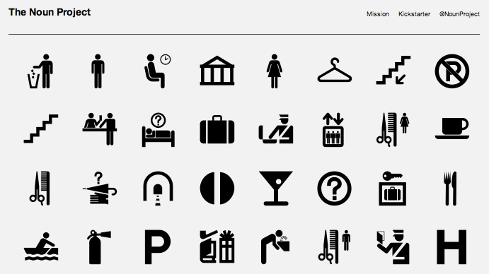 Cientos de gráficos pictogramas gratis, NounProject