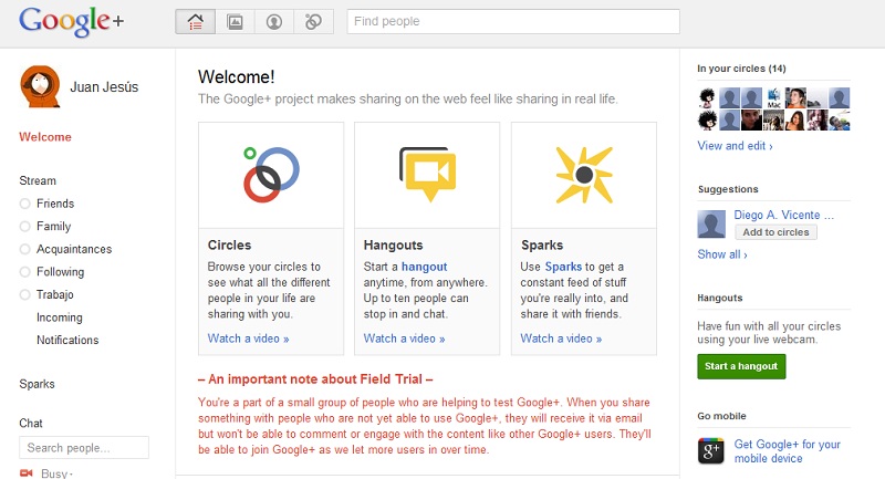 Google y sus cambios: Google+ red social y nuevos dis... - Frogx Three