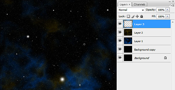 Tutorial Photoshop: Como crear una nebula espacial
