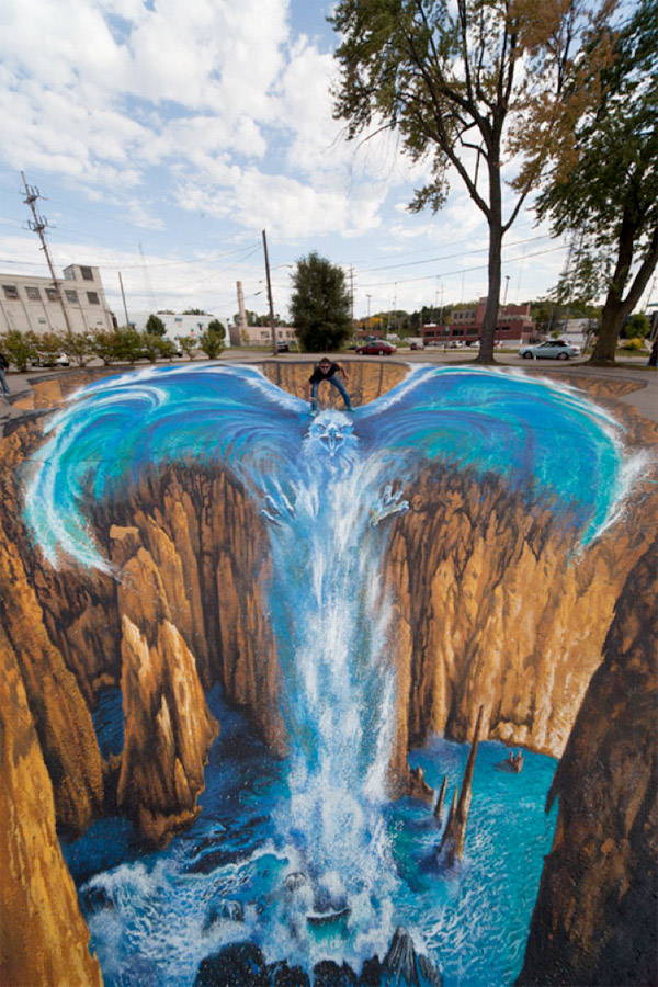 10 Impresionantes obras 3D callejeras