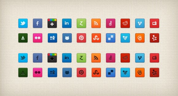 5 Nuevos Paquetes De Mini Iconos De Redes Sociales Frogx Three