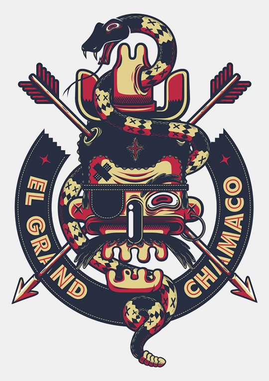 Ilustraciones creativas por El Gran Chamaco - Frogx Three