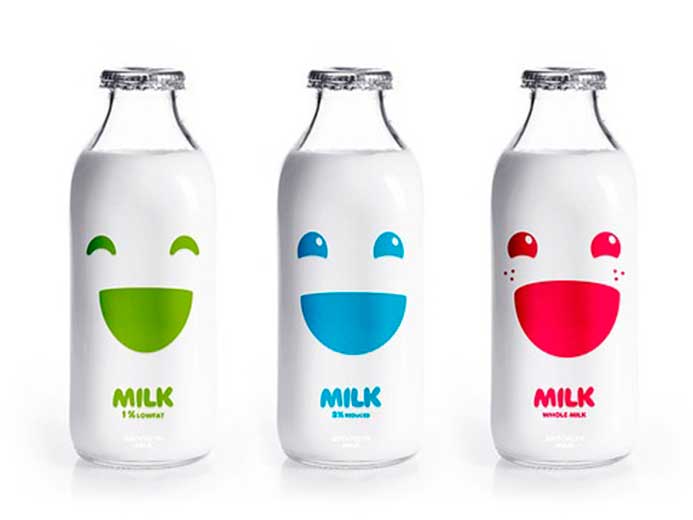 25 Diseños de empaques para cajas de leche - Frogx Three