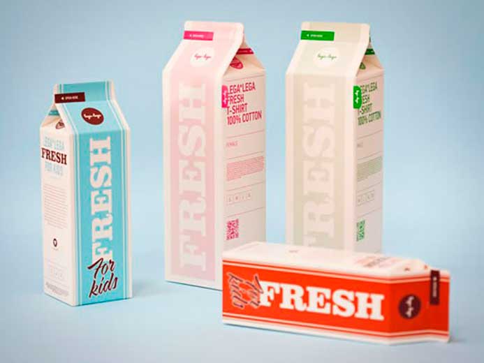 25 Diseños de empaques para cajas de leche - Frogx Three
