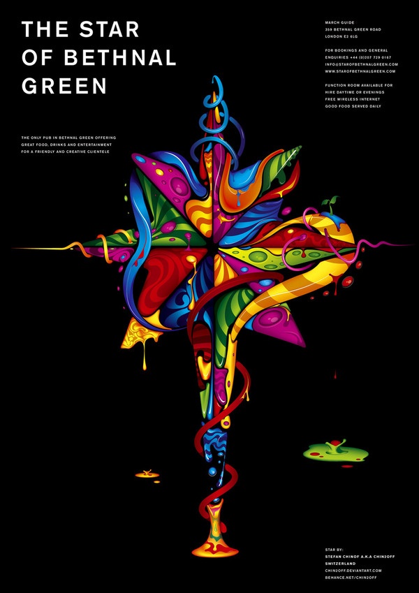 33 Diseños de posters creativos - Frogx Three