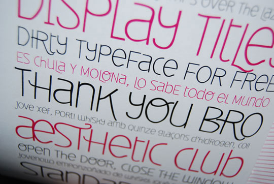 14 Fuentes delgadas, elegantes y gratuitas