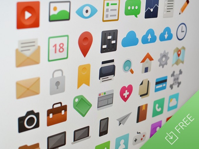 48 Iconos en vectores para aplicaciones web gratis - Frogx Three