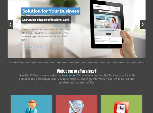 10 Plantillas web HTML5 responsivas gratis - Frogx Three