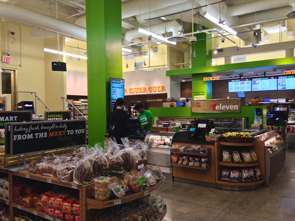 El nuevo diseño de las tiendas 7 Eleven por WD Partners - Frogx Three