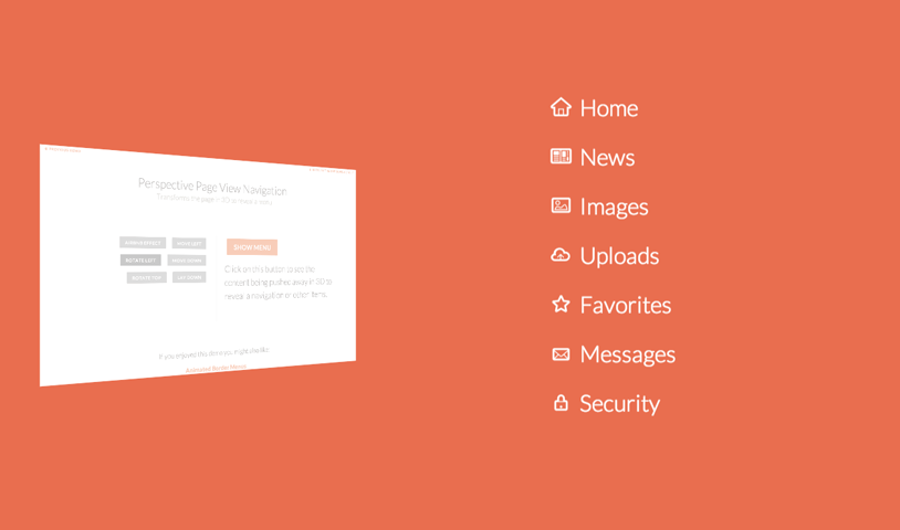 Como diseñar menus con efectos 3D usando CSS
