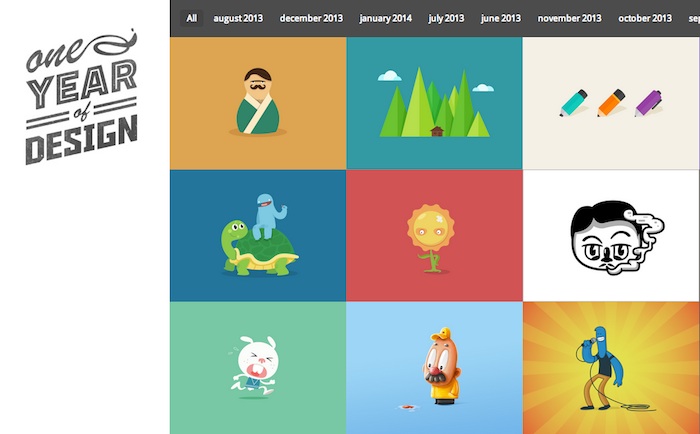 Proyecto de diseño: "One Year of Design", ... - Frogx Three