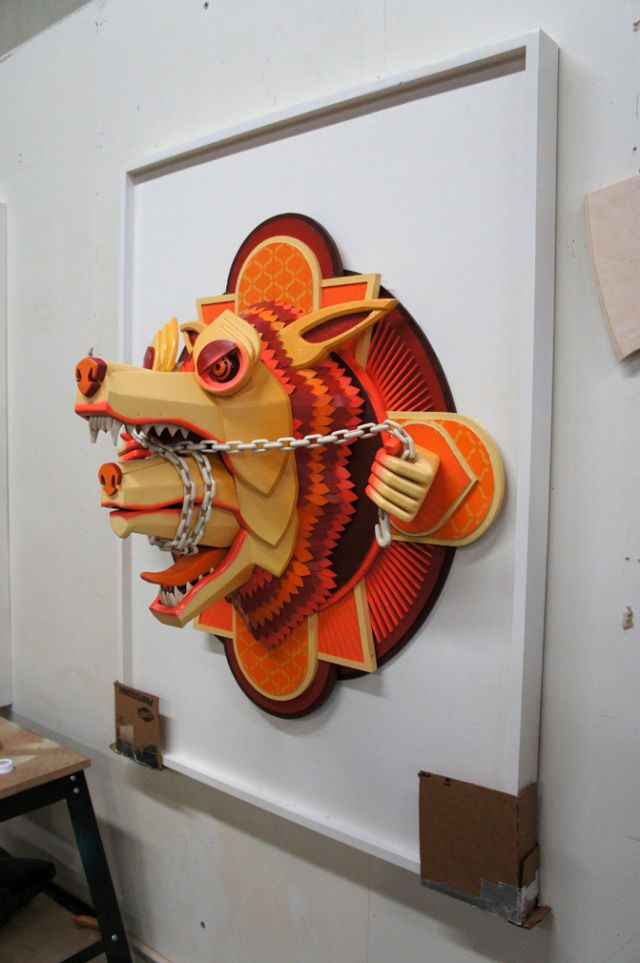 Impresionantes esculturas de madera por AJ Fosik - Frogx Three