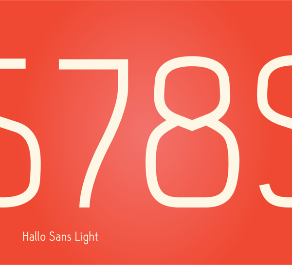 Hallo, fuente Sans Serif gratuita