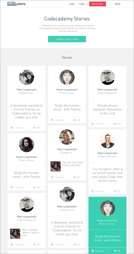 Nueva identidad de CodeCademy por Pentagram