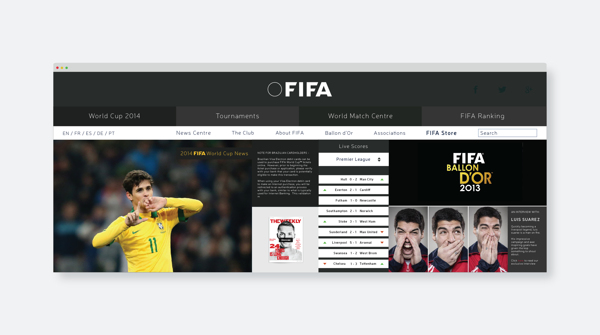 Branding de la FIFA por Darren Healey del Reino Unido