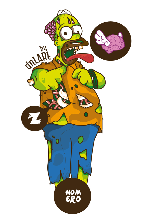 Caricaturas versión zombie por Daniel Villanueva de ... - Frogx Three