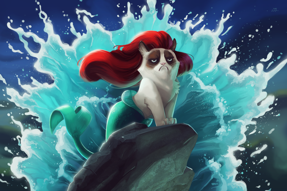El Grumpy Cat arruina los cuentos de Disney, por Eric... - Frogx Three