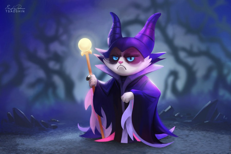 El Grumpy Cat arruina los cuentos de Disney, por Eric... - Frogx Three