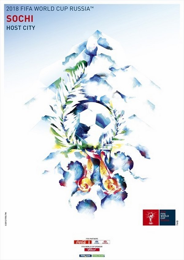 FIFA presento los posters oficiales de Rusia 2018