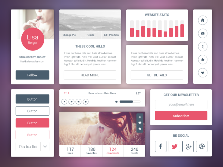 Eye Candy, Kit para diseño de interfaces UI