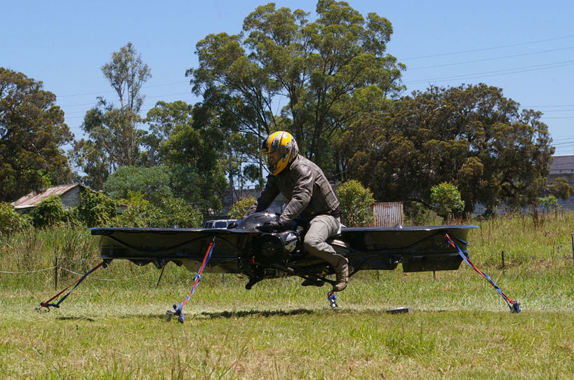 Hoverbike, la moto voladora basada en drones