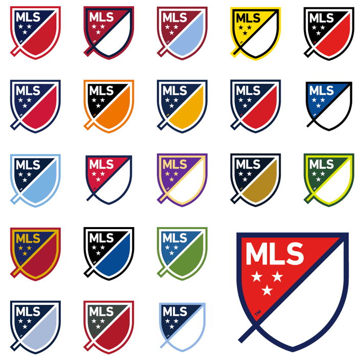 El nuevo logo de la MLS para celebrar sus 20 años - Frogx Three