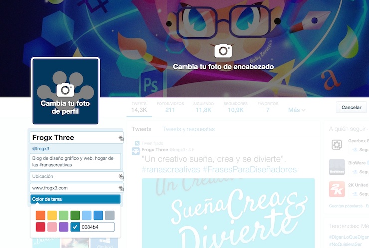 ¿Ya notaste los cambios de diseño que hizo Twitter? - Frogx Three