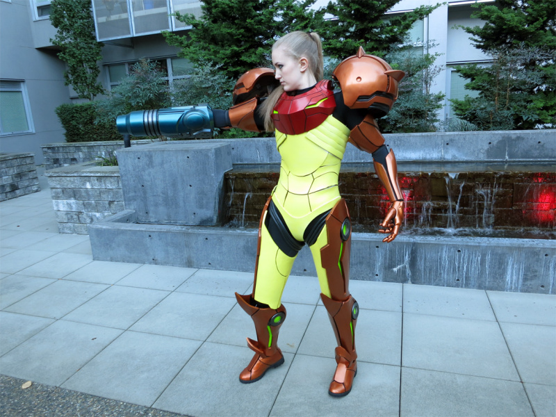 Armadura de Metroid Prime a la medida con impresión 3D