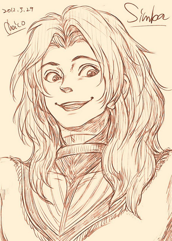 Ilustraciones de personajes de Disney en versiones humanas