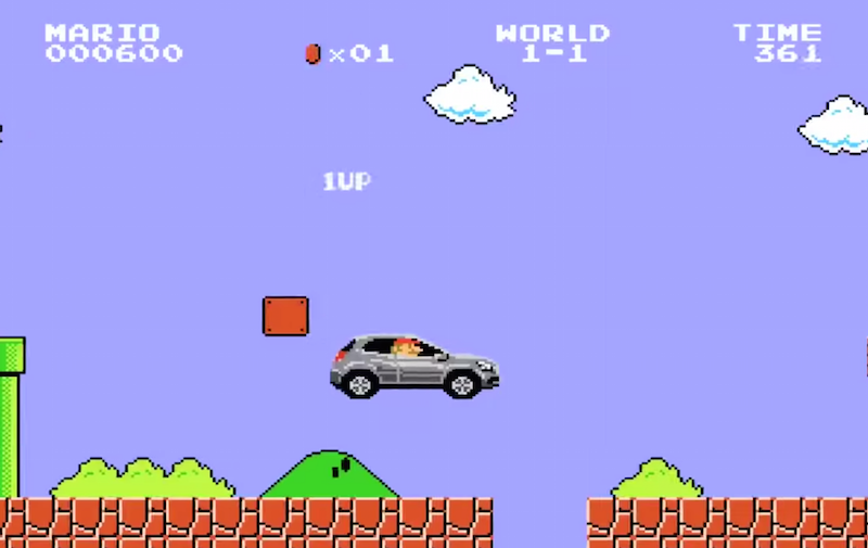 Mario Bros protagoniza la publicidad de Mercedes Benz