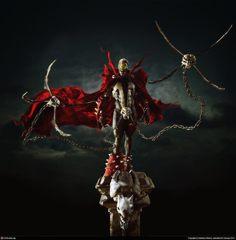 Increíble render 3D de Spawn por Mariano Steiner