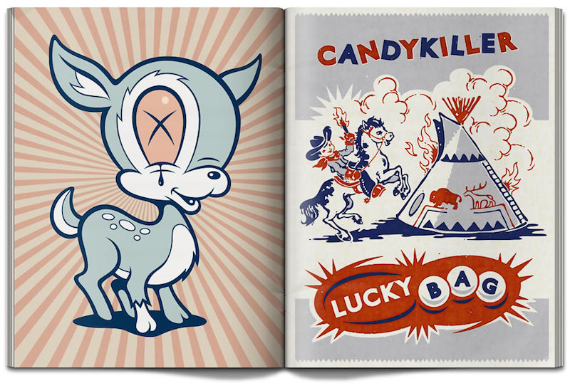 Ilustraciones por Brian Taylor 'Candy Killer' de Escocia