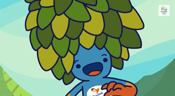 Mascotas oficiales de los Juegos Olímpicos Rio 2016 - Frogx Three