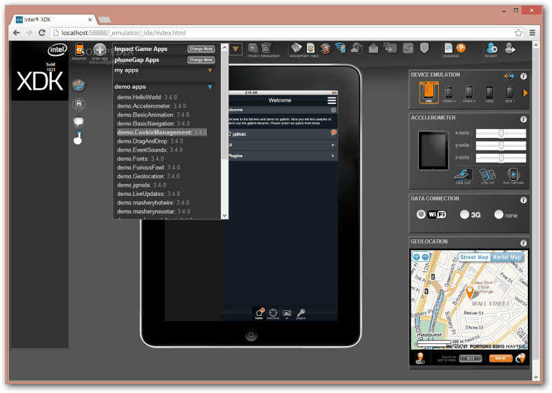 Inter XDK una herramienta para crear Apps móviles híbridas