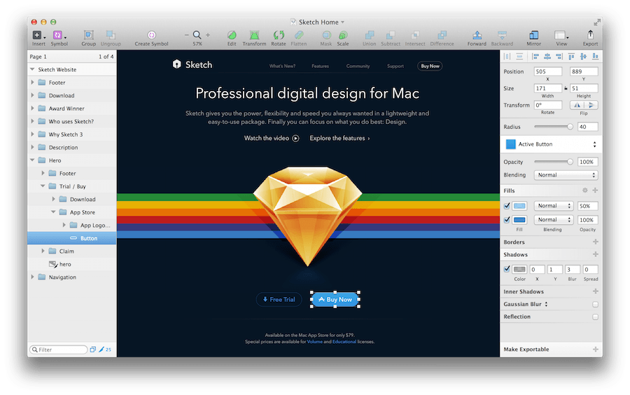 Ya esta disponible Sketch App 3.2 con assets para Google Material Design