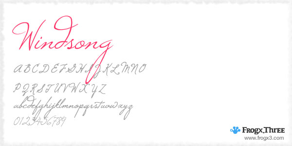 11 Fuentes cursivas elegantes gratis - Frogx Three