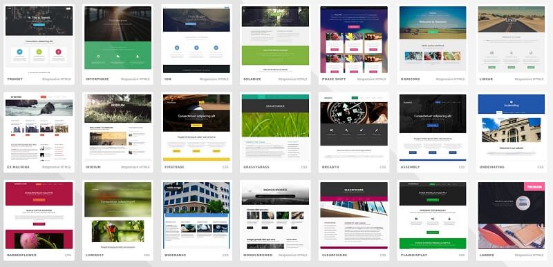 Templated: Galería de templates web responsivos gratuitos