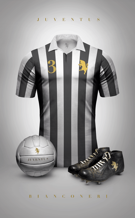 Uniformes de clubes de fútbol estilo vintage por Emi... - Frogx Three