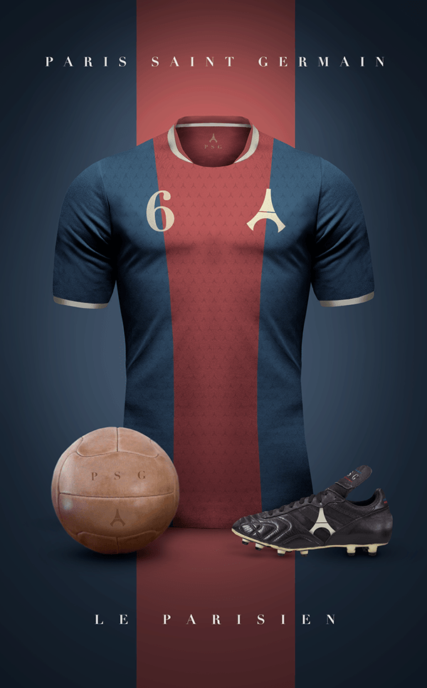 Uniformes de clubes de fútbol estilo vintage por Emi... - Frogx Three