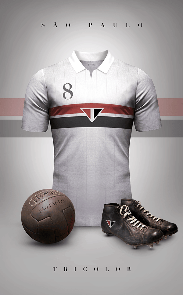 Uniformes de clubes de fútbol estilo vintage por Emi... - Frogx Three