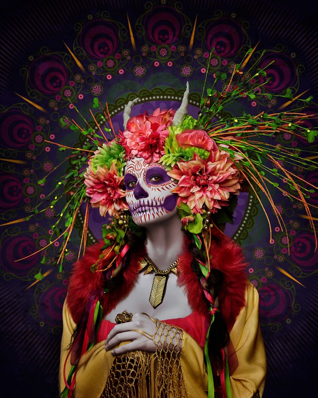 Fotografía: Tributo al día de muertos por Tim Tadder